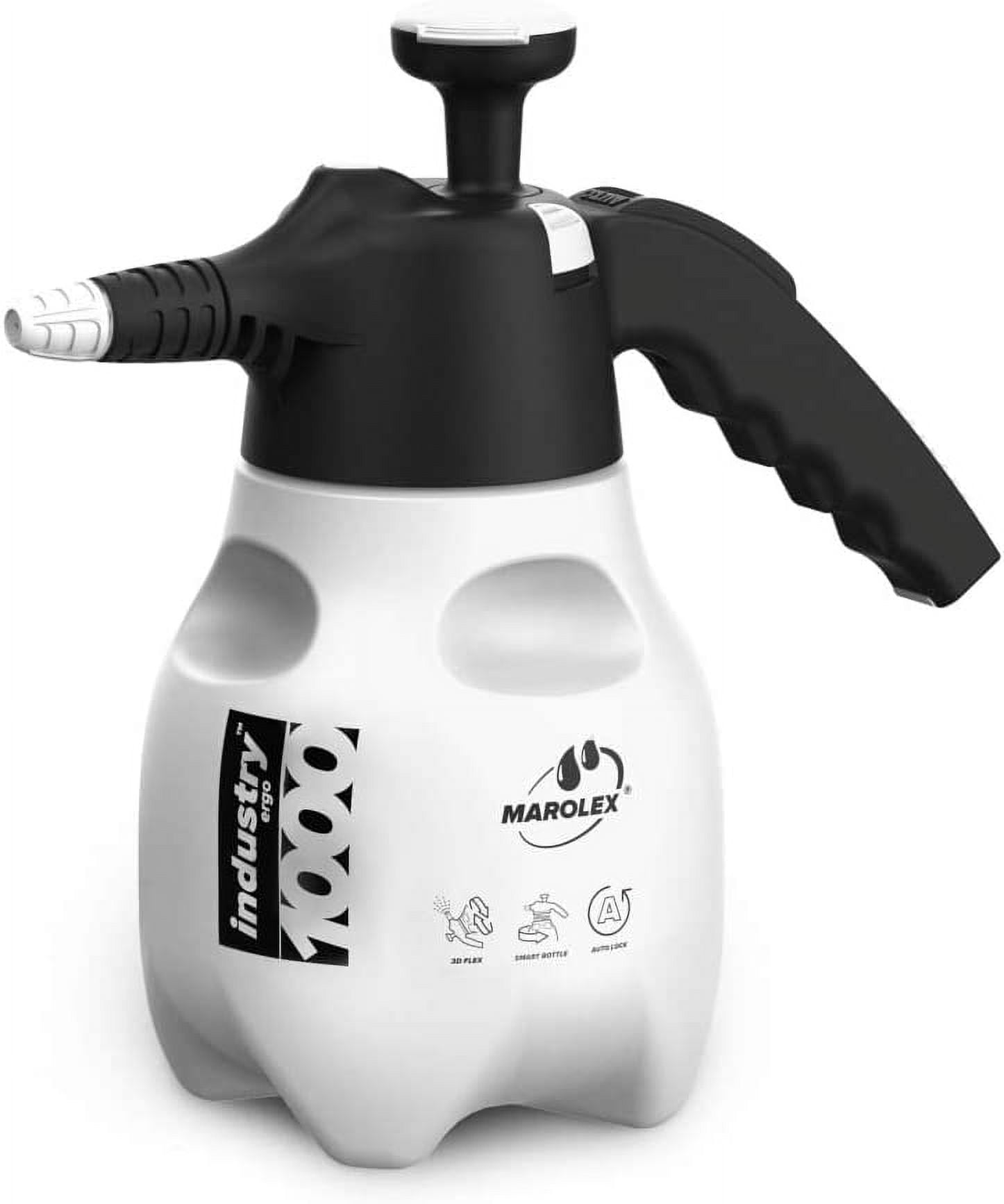 Marolex Industry Ergo Acid 1000 Hand Pressure Sprayer 1L - Walmart.com