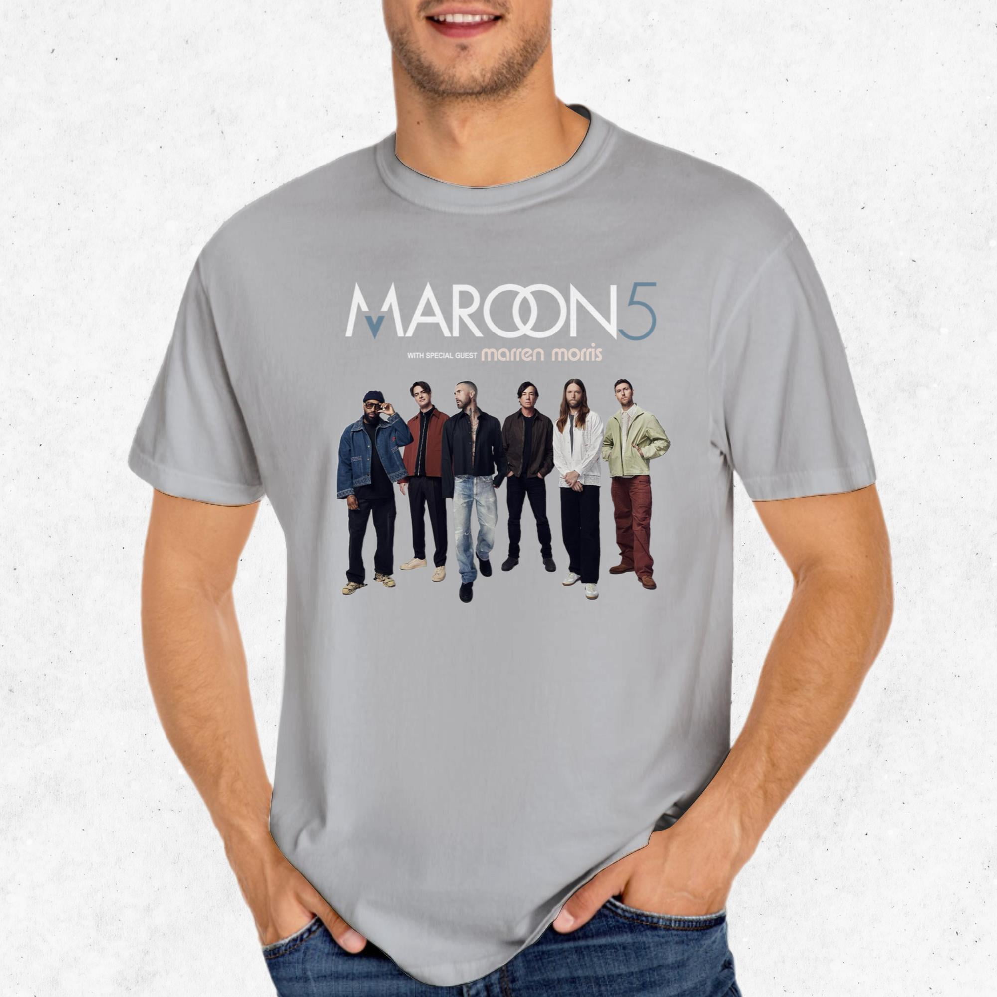 Maroon 5 Tour T-Shirt 2024 - Featuring Special Guest Maren Morris ...