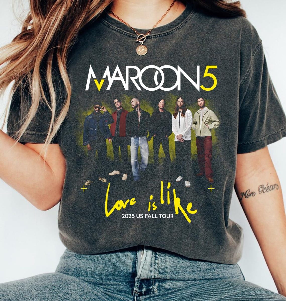 Maroon 5 Vintage Shirt, Maroon 5 Retro Shirt, Maroon 5 Love Is Like ...