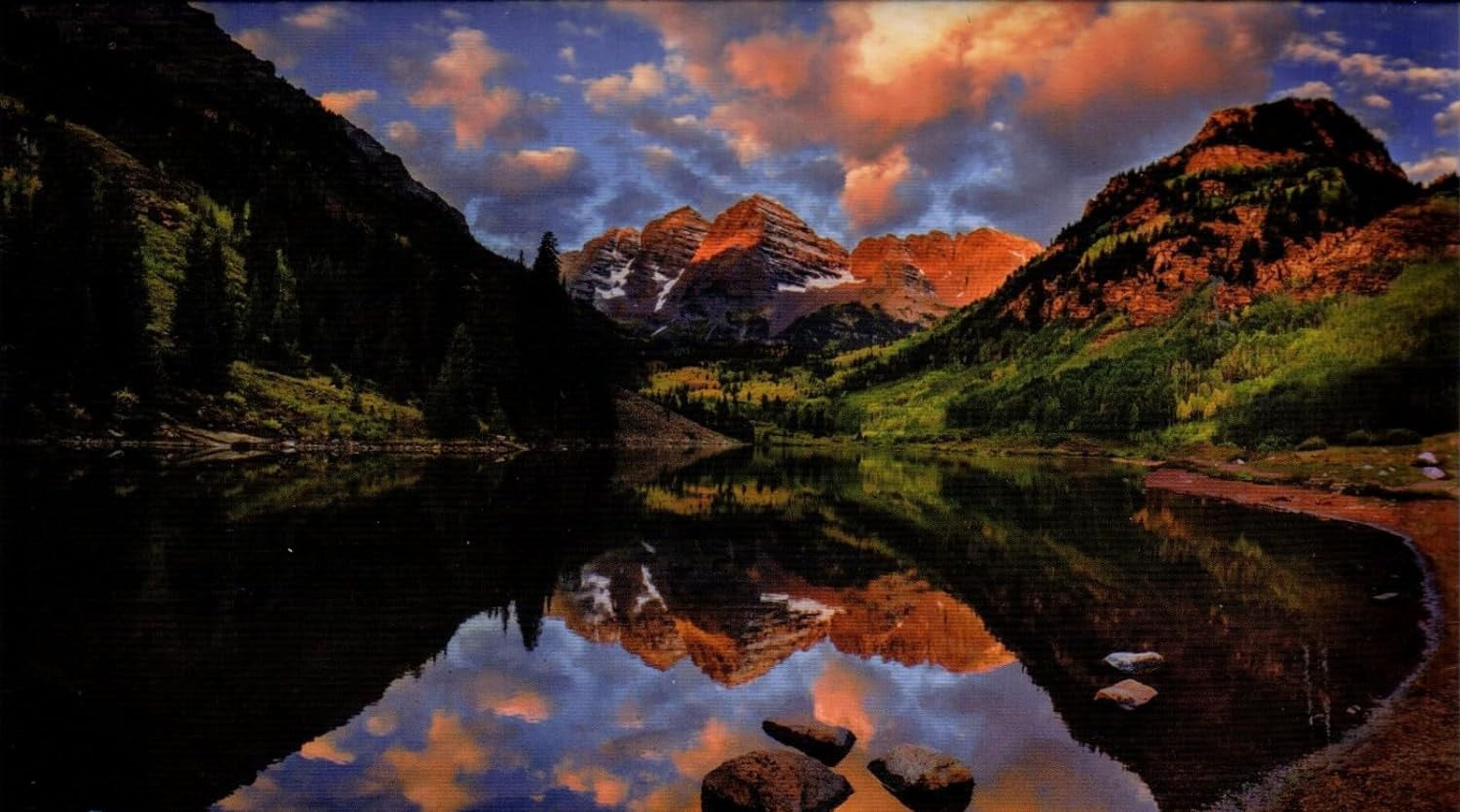 Maroon Bells Sunrise Jigsaw Puzzles for Adults 500 Pieces Fun ...