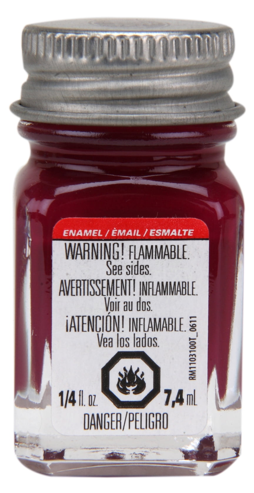 Maroon Enamel Paint .25oz Jar Testors - Walmart.com
