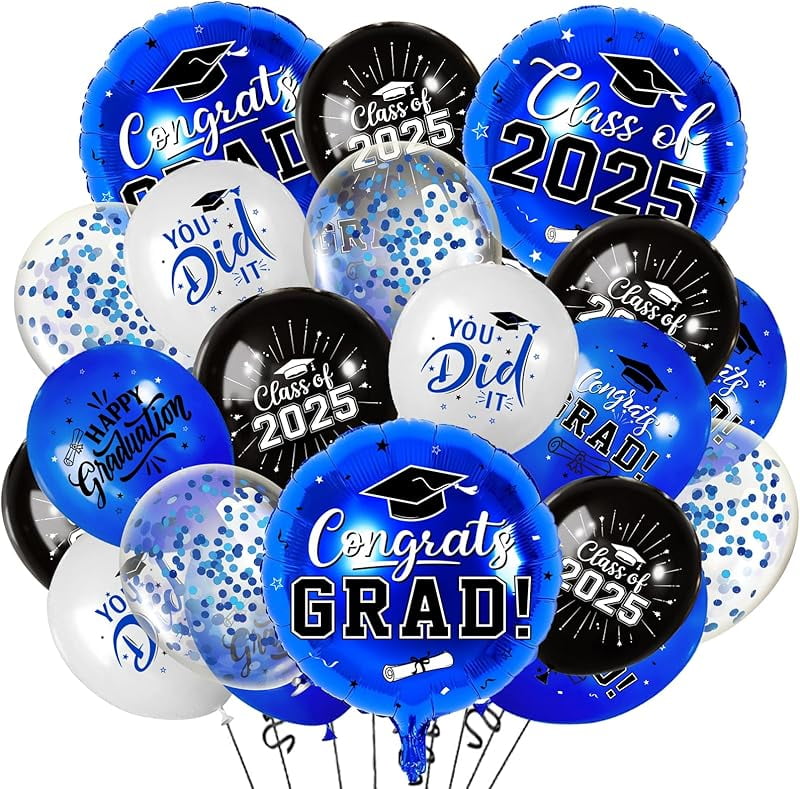 Maroon and Gold Graduation Balloons Graduation Decorations 2025, 51Pcs ...