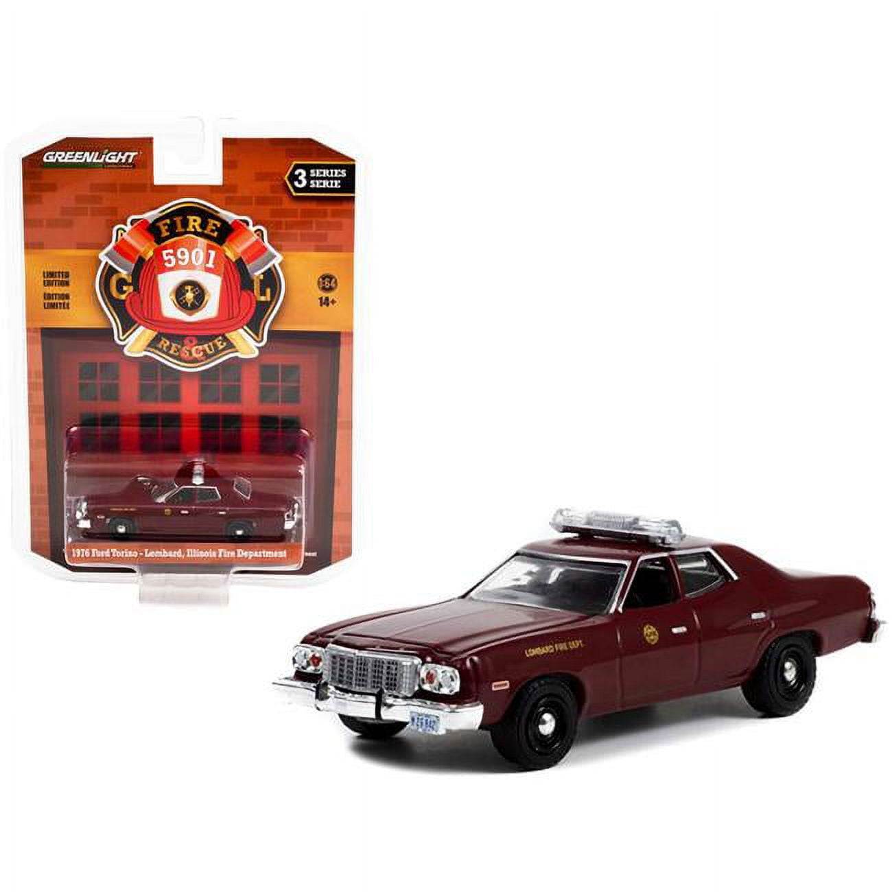 Maroon Lombard Fire Department Fire & Rescue Series 3 1 by 64 Scale ...