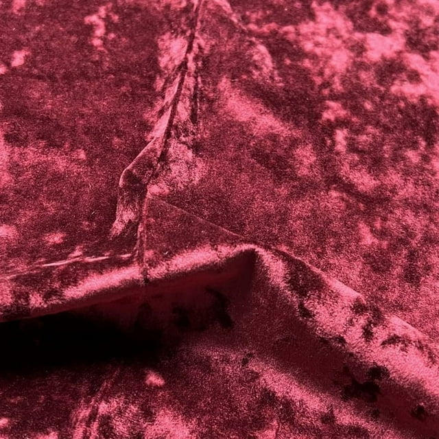 Maroon Riverdale Crushed Velvet Fabric, 118 Inch. in Width, Ideal for ...