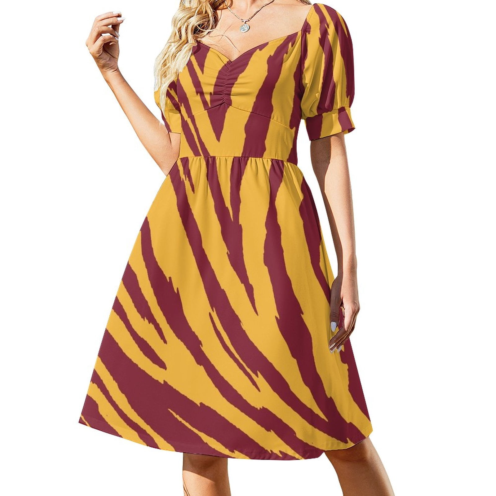 Maroon and Gold Tailgate Swag - Claw Marks Sleeveless Dress Dress ...