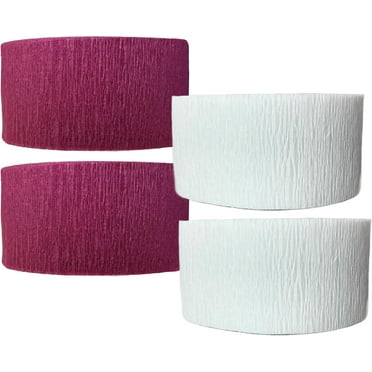 Raindrops Crepe Paper Streamers 10 Rolls per Set in Rosy for DIY ...