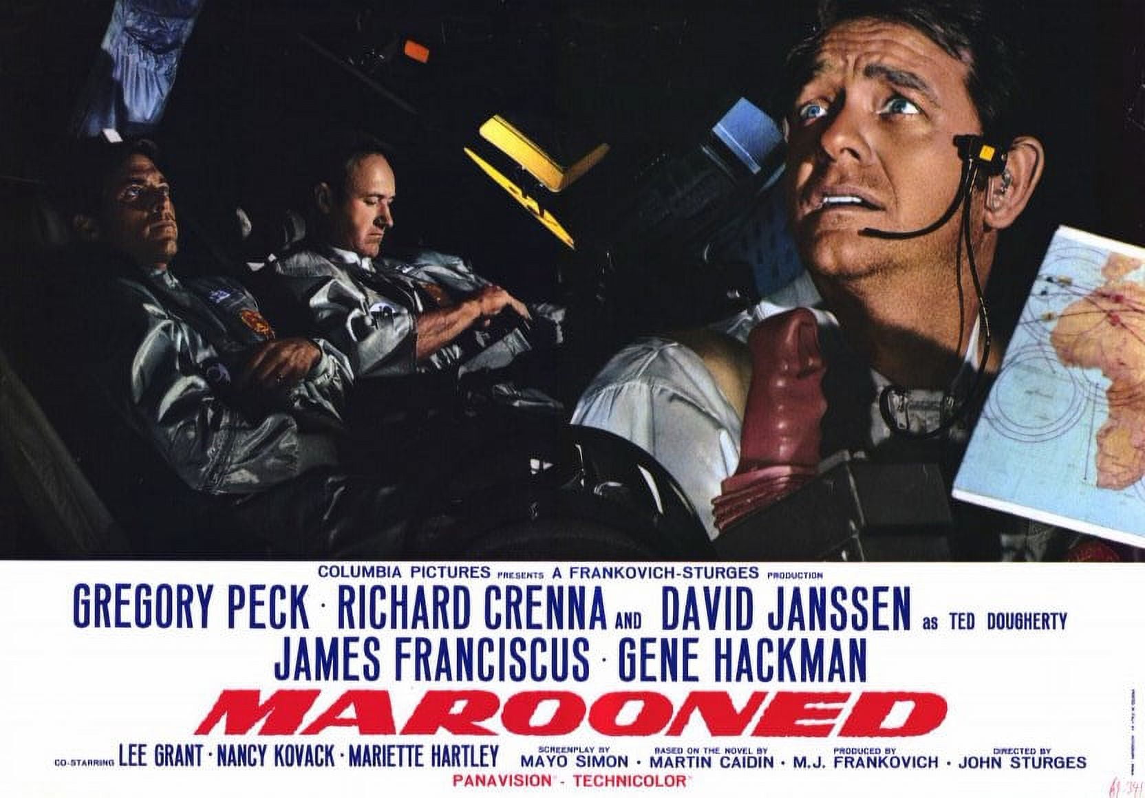 Marooned - movie POSTER (Style F) (11" x 14") (1969) - Walmart.com