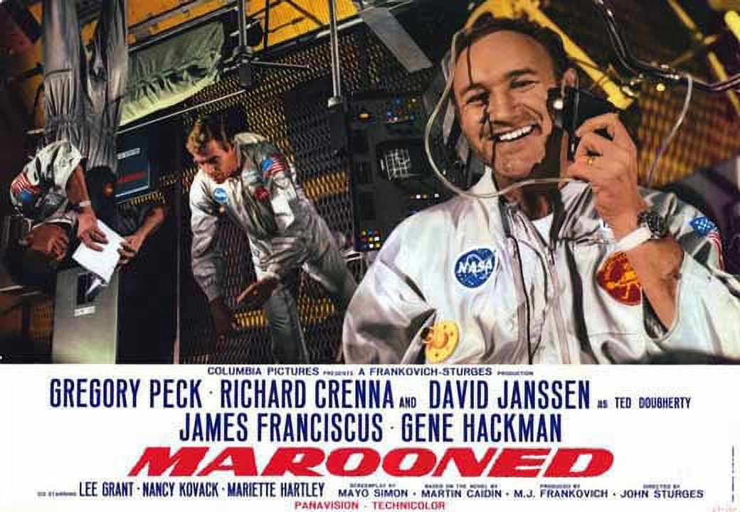 Marooned - movie POSTER (Style H) (11" x 14") (1969) - Walmart.com