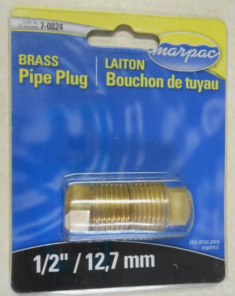 Marpac Brass Pipe Plug - Walmart.com