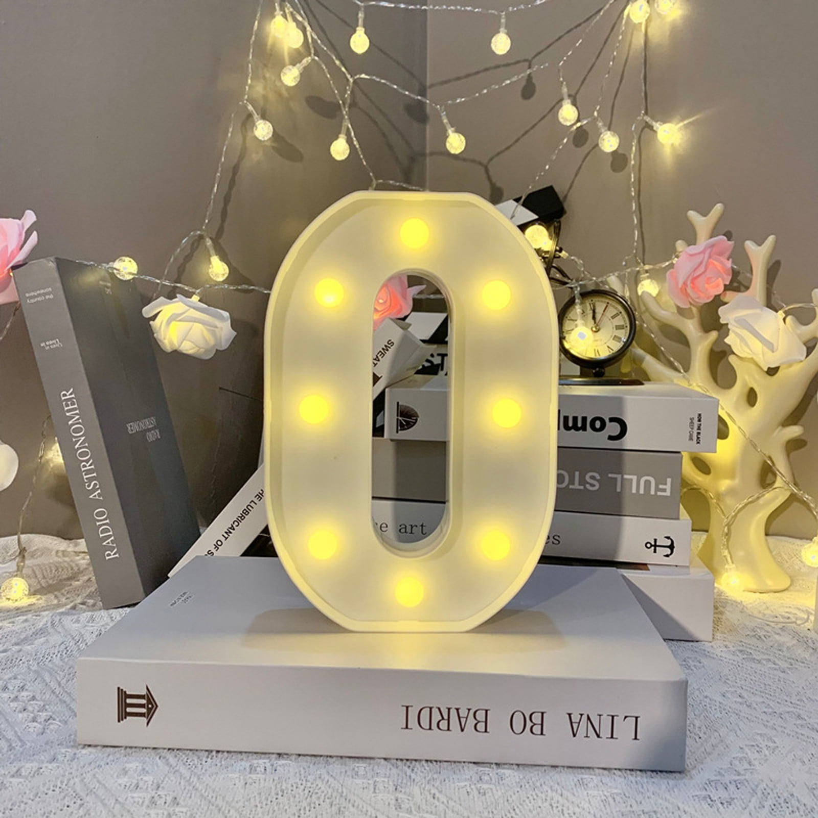 Marquee Letters Led Letters Lights 26 Alphabet Battery Powered Lettered ...