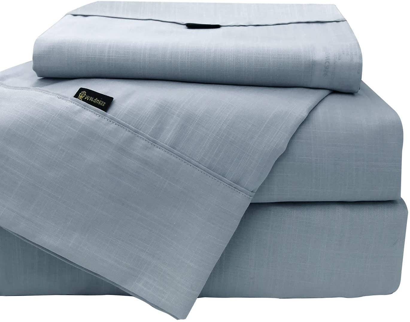 Marquess Queen Size Organic Cotton Linen Tencel Lyocell Blended Deep ...