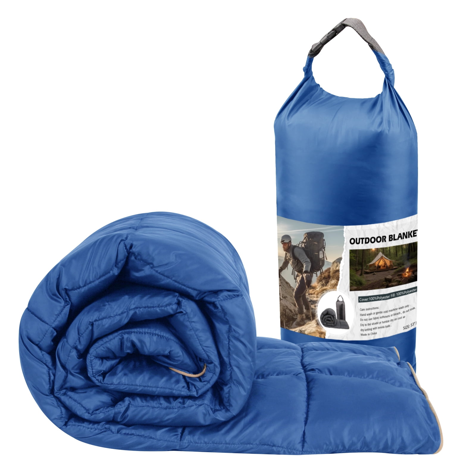 Marquess Outdoor Packable Camping Blanket for Hiking, Lightweight ...