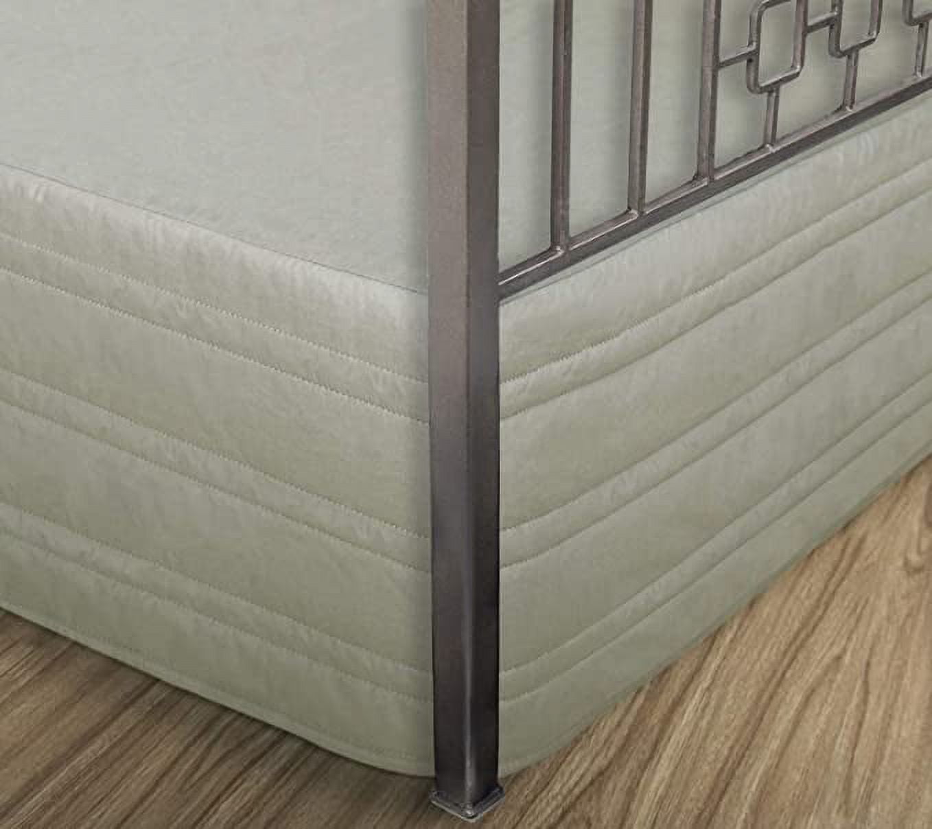 Marquess Tailored Bed Skirt with Spilt Corner 14 Inch Drop, Polyester ...