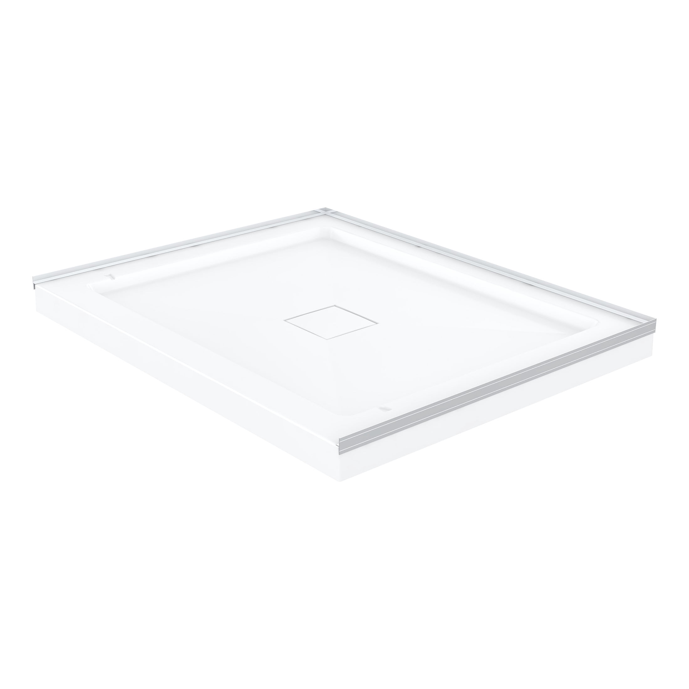 Marquette 42" x 34" Single or Double-Threshold Shower Pan Base with ...