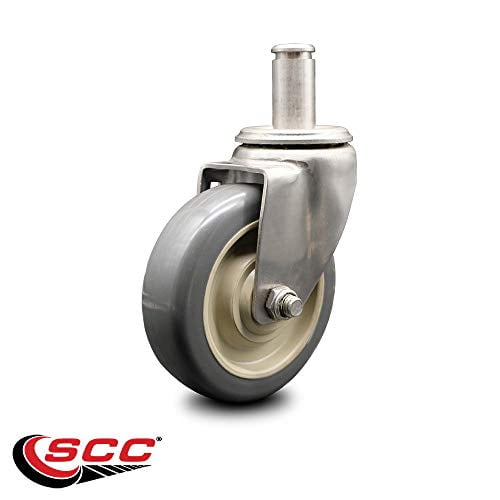 Marquipt Sea Stair Stainless Steel Swivel Caster Replacement – 4” Gray ...
