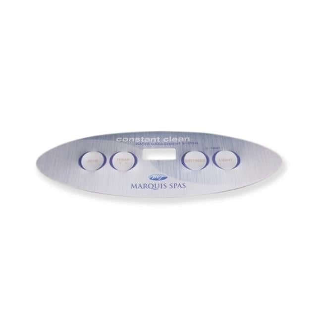 Marquis 4 Button Jets-Temp-Settings Light Oval Keypad Overlay - Walmart.com