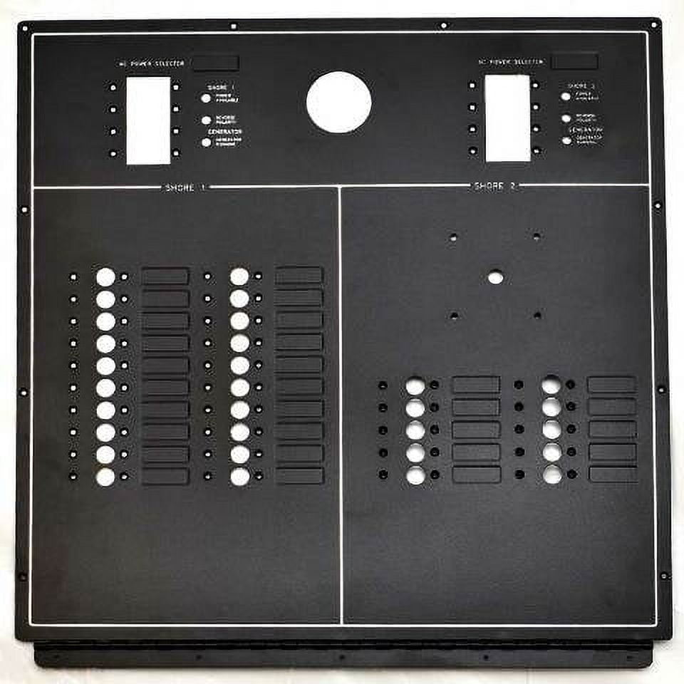 Marquis Boat Blank Breaker Panel 5766650 | AC Power Center Black ...