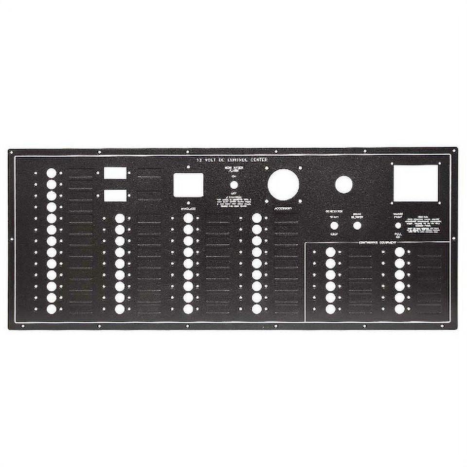 Marquis Boat Blank Breaker Panel 5766655 | 12V DC Control Center Black ...