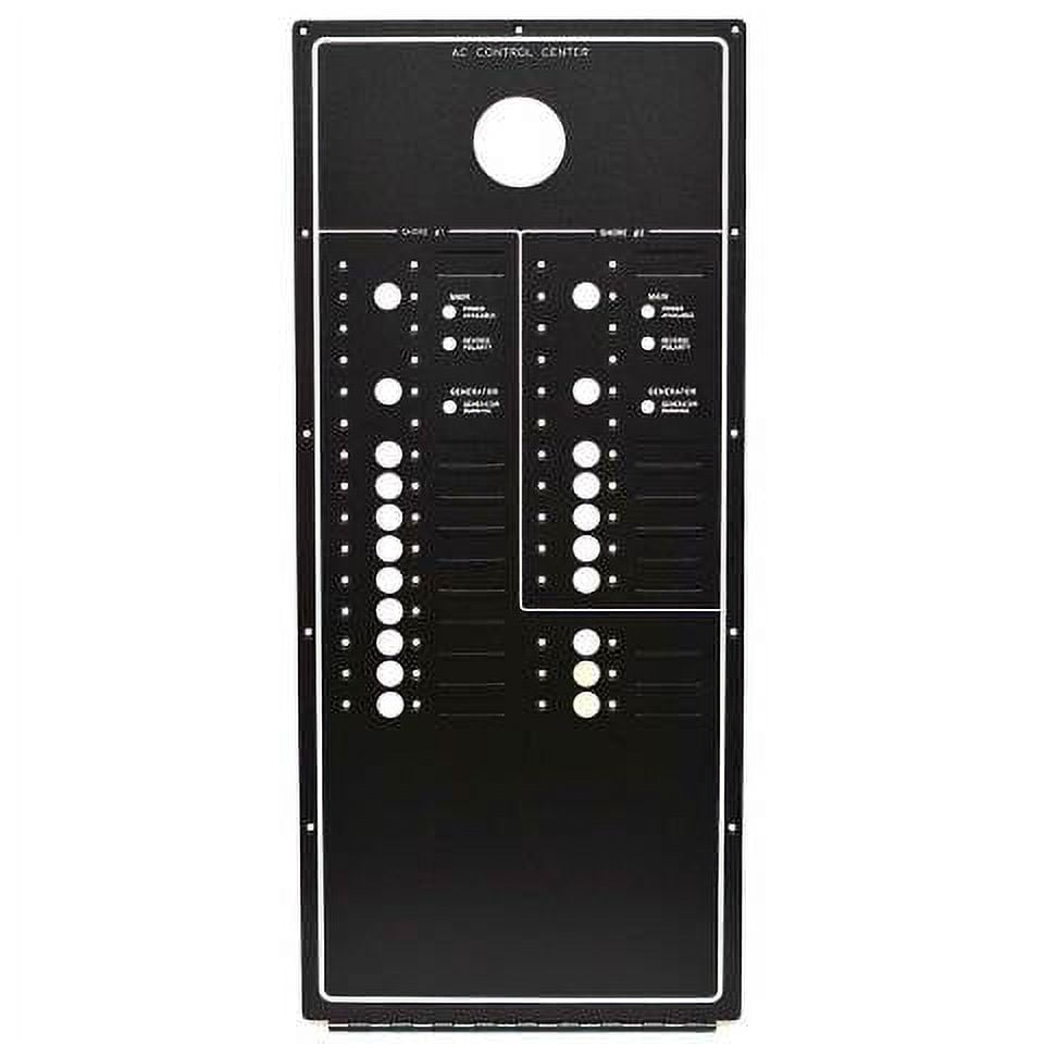 Marquis Boat Blank Breaker Panel 5766657 | AC Control Center Black ...