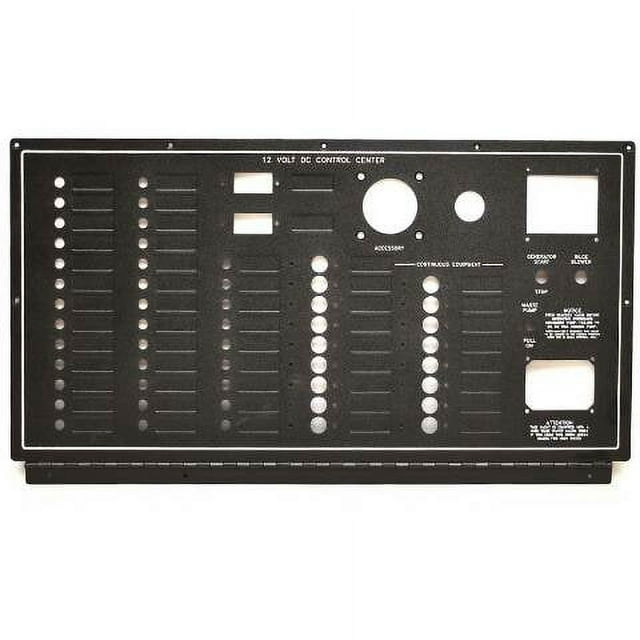 Marquis Boat Blank Breaker Panel 5766662 | 12V DC Control Center Black ...
