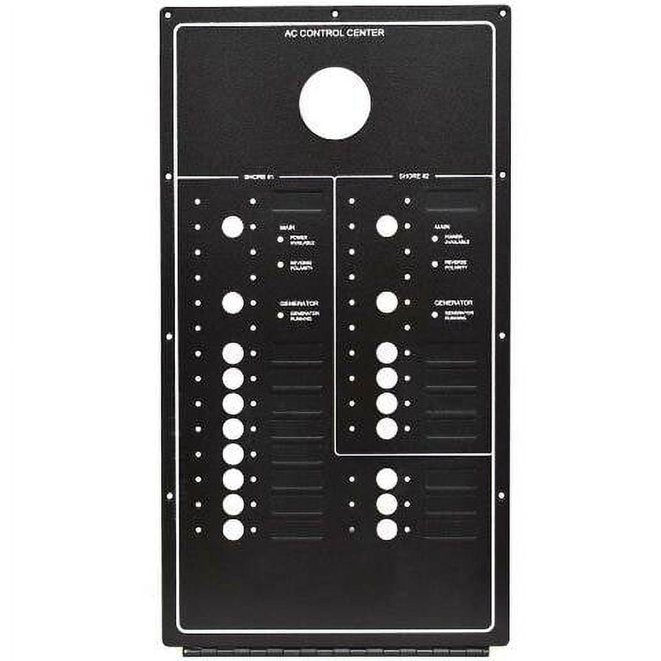 Marquis Boat Blank Breaker Panel 5766692 | AC Control Center Black ...