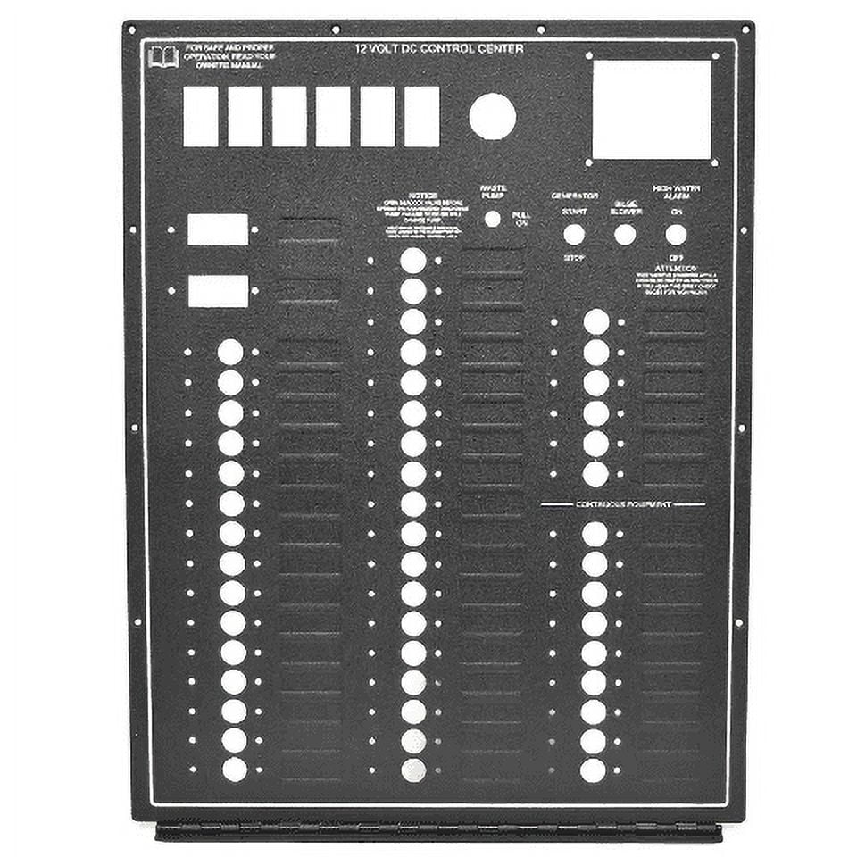 Marquis Boat Blank Breaker Panel 5766707 | 12V DC Control Center ...