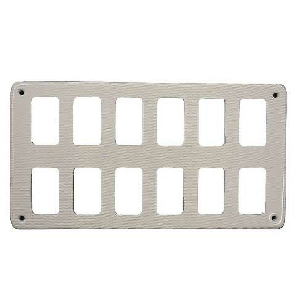 Marquis Boat Blank Switch Panel 5766545 | 12-Position Rocker Metallic ...