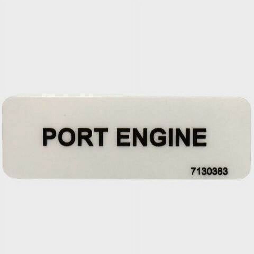Marquis Boat Label Decal 7130383 | Port Engine Clear Sticker - Walmart.com