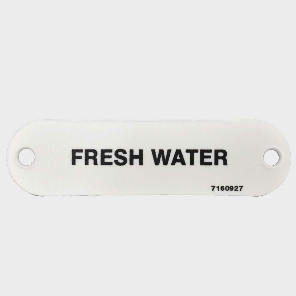 Marquis Boat Label Tag 7160927 | Fresh Water White Plastic - Walmart.com