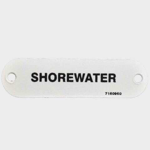 Marquis Boat Label Tag 7160960 | Shorewater White Plastic - Walmart.com