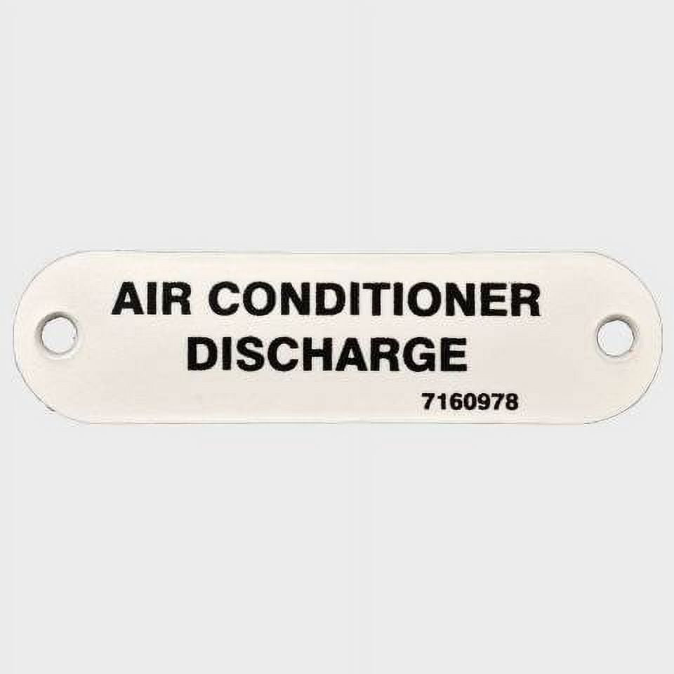 Marquis Boat Label Tag 7160978 | Air Conditioner Discharge White ...