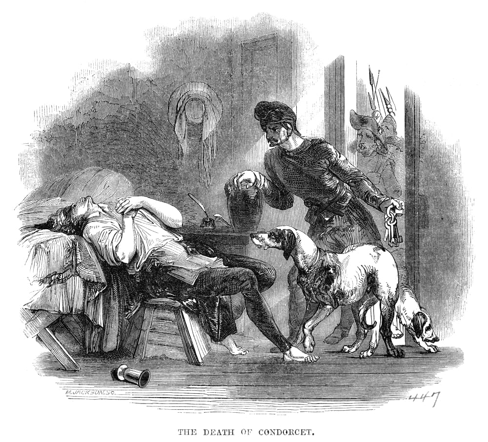 Marquis De Condorcet N(1743-1794). Marie Jean Antoine Nicolas De ...