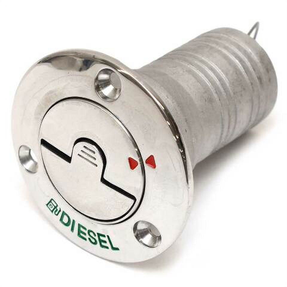 Marquis Yachts Boat Diesel Fuel Deck Fill | 1 1/2 Inch Stainless Steel ...