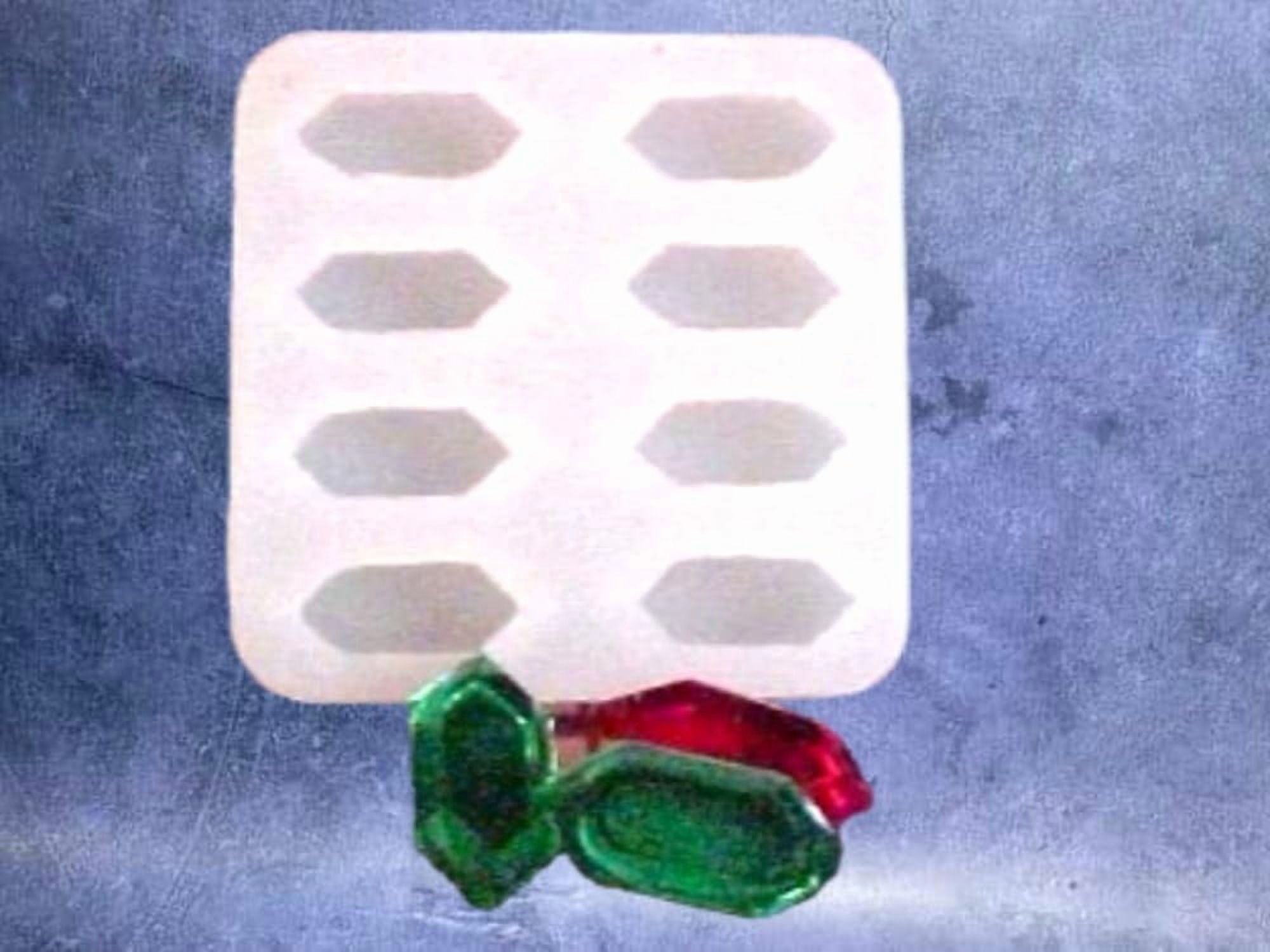 Marquise Rupee Embeds 8 Cavity Silicone Mold 5462 Food-Soap-Candle ...