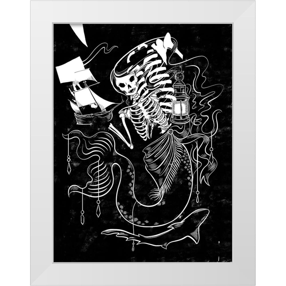 Marr, Laura 12x14 White Modern Wood Framed Museum Art Print Titled ...