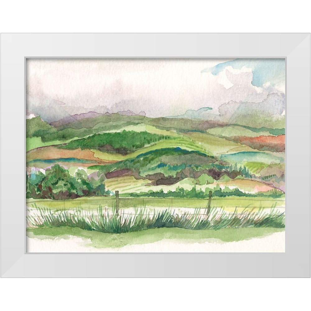 Marr, Laura 24x19 White Modern Wood Framed Museum Art Print Titled ...