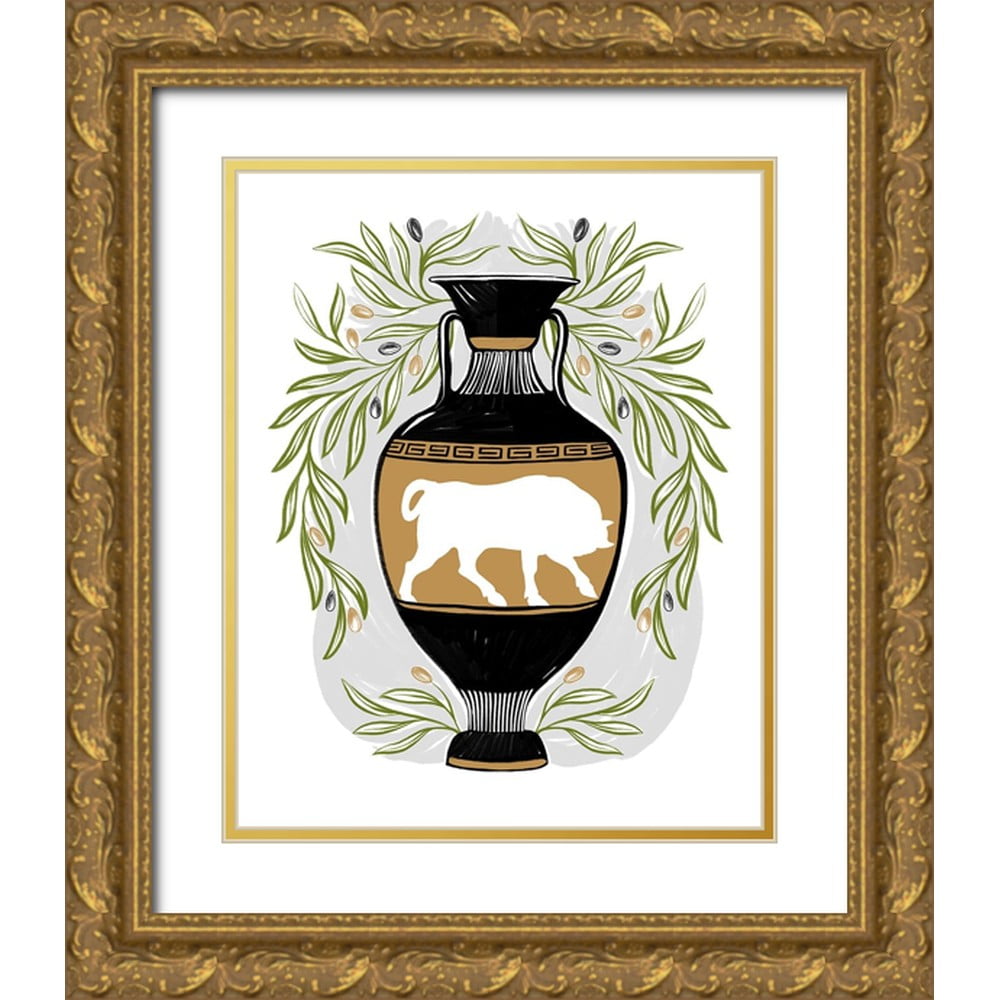 Marr, Laura 26x32 Gold Ornate Wood Framed with Double Matting Museum ...