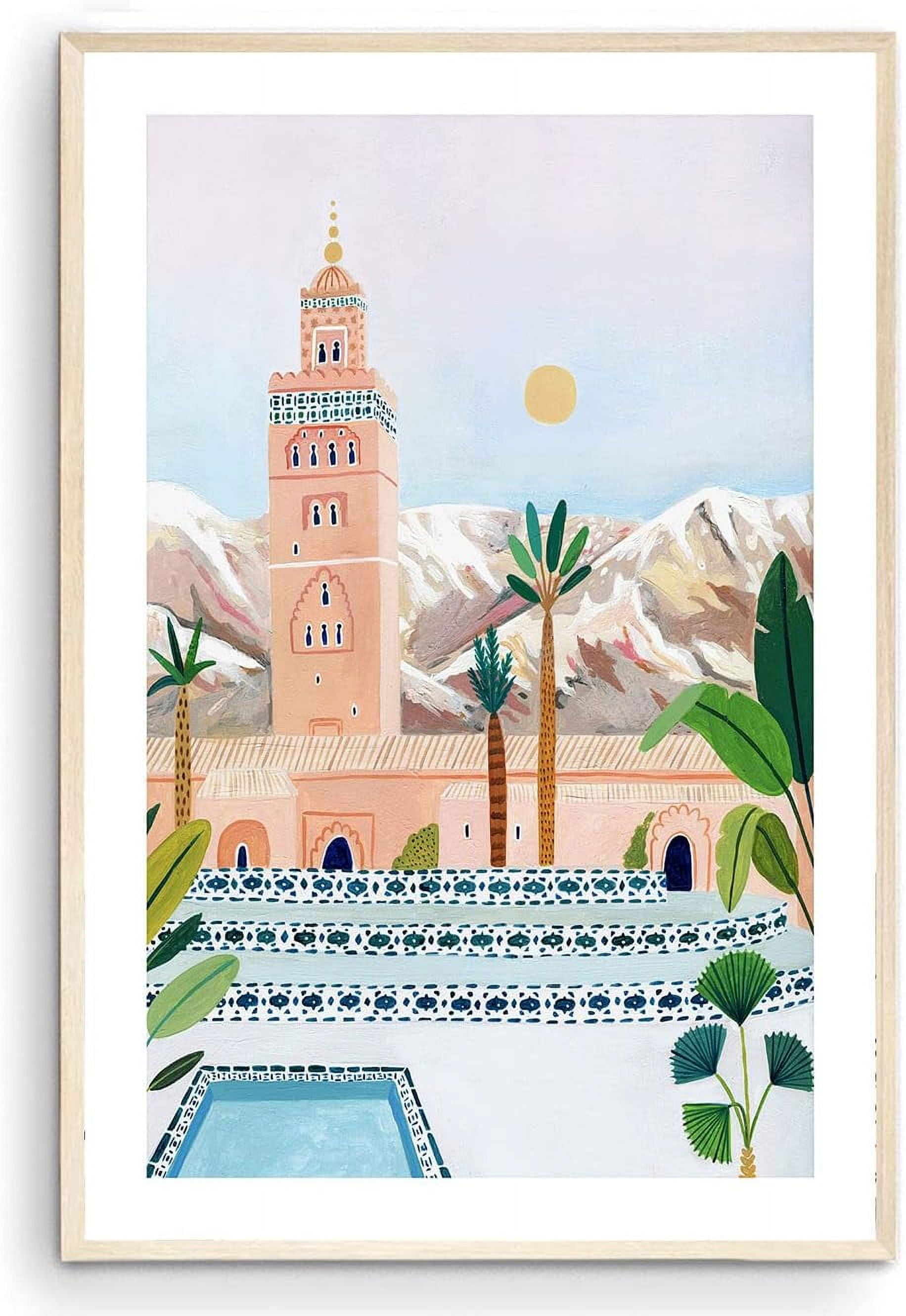 Marrakech Art Print, Morocco Art Print, Marrakech Poster, Travel Print ...
