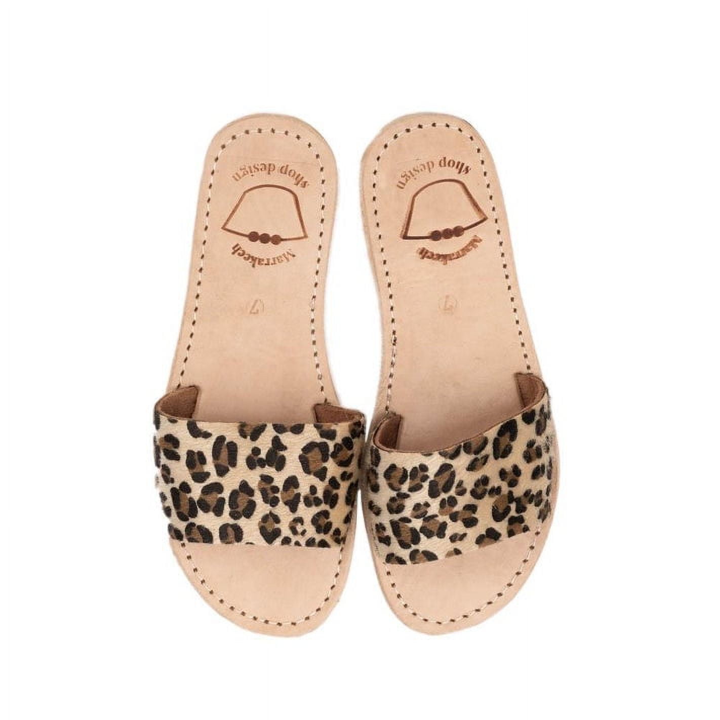 Marrakech Shop Design Leopard sandals - Walmart.com