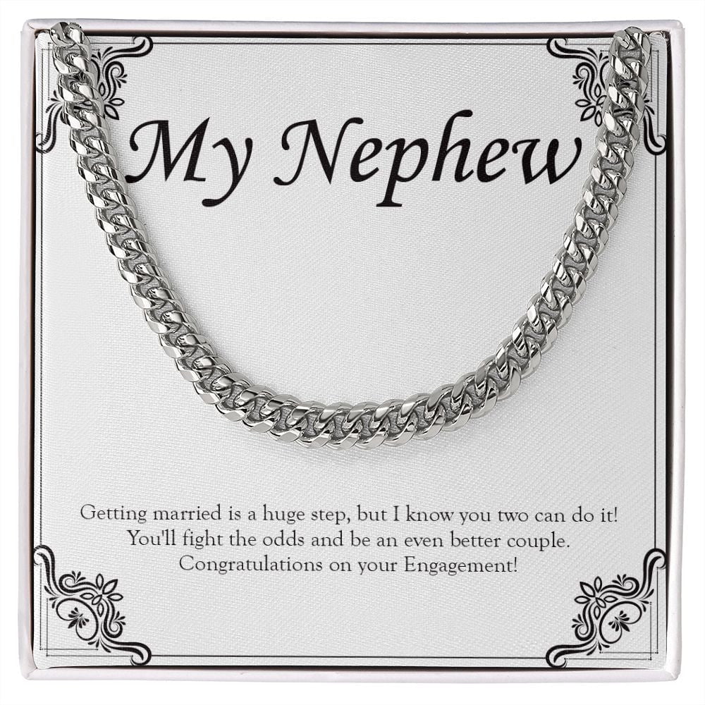 "Marriage Is A Huge Step" Nephew Engagement Necklace Gift From Uncle ...