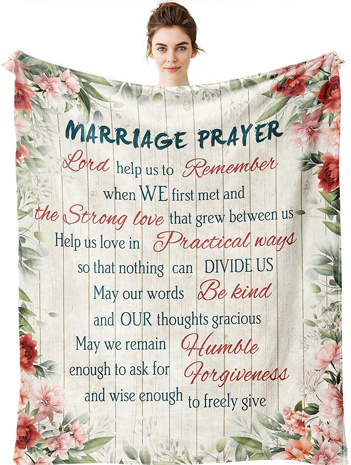 Marriage Prayer Blanket Anniversary Wedding Wife Couple Newlyweds ...
