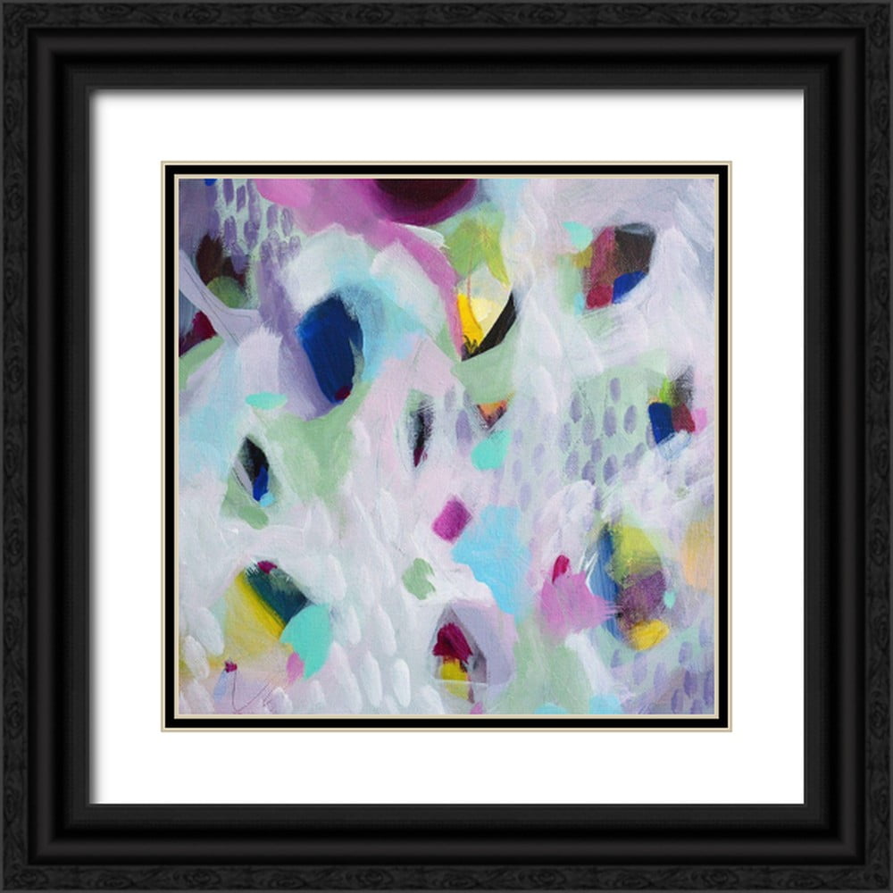 Marrison, TA 26x26 Black Ornate Wood Framed with Double Matting Museum ...