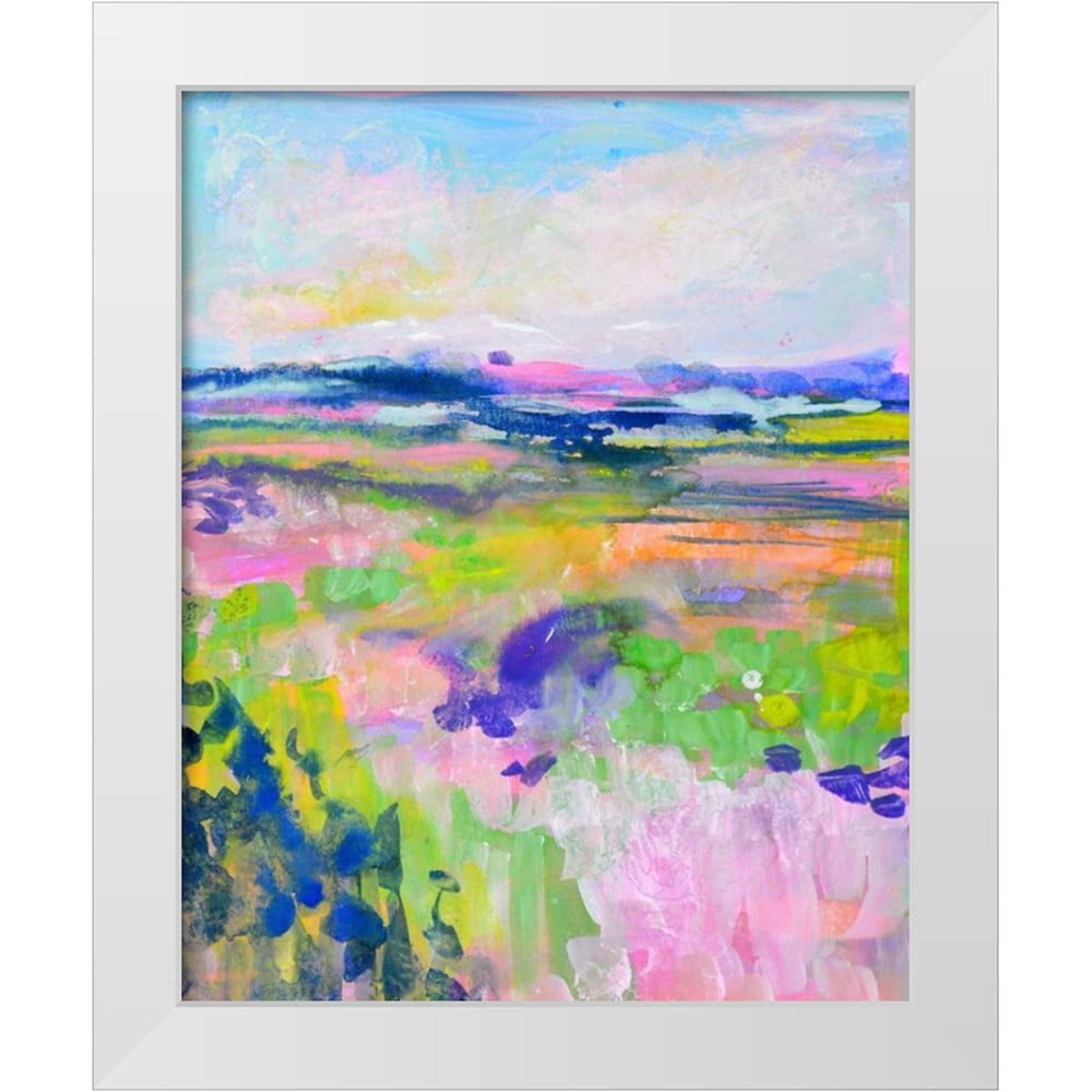 Marrison, TA 26x32 White Modern Wood Framed Museum Art Print Titled ...