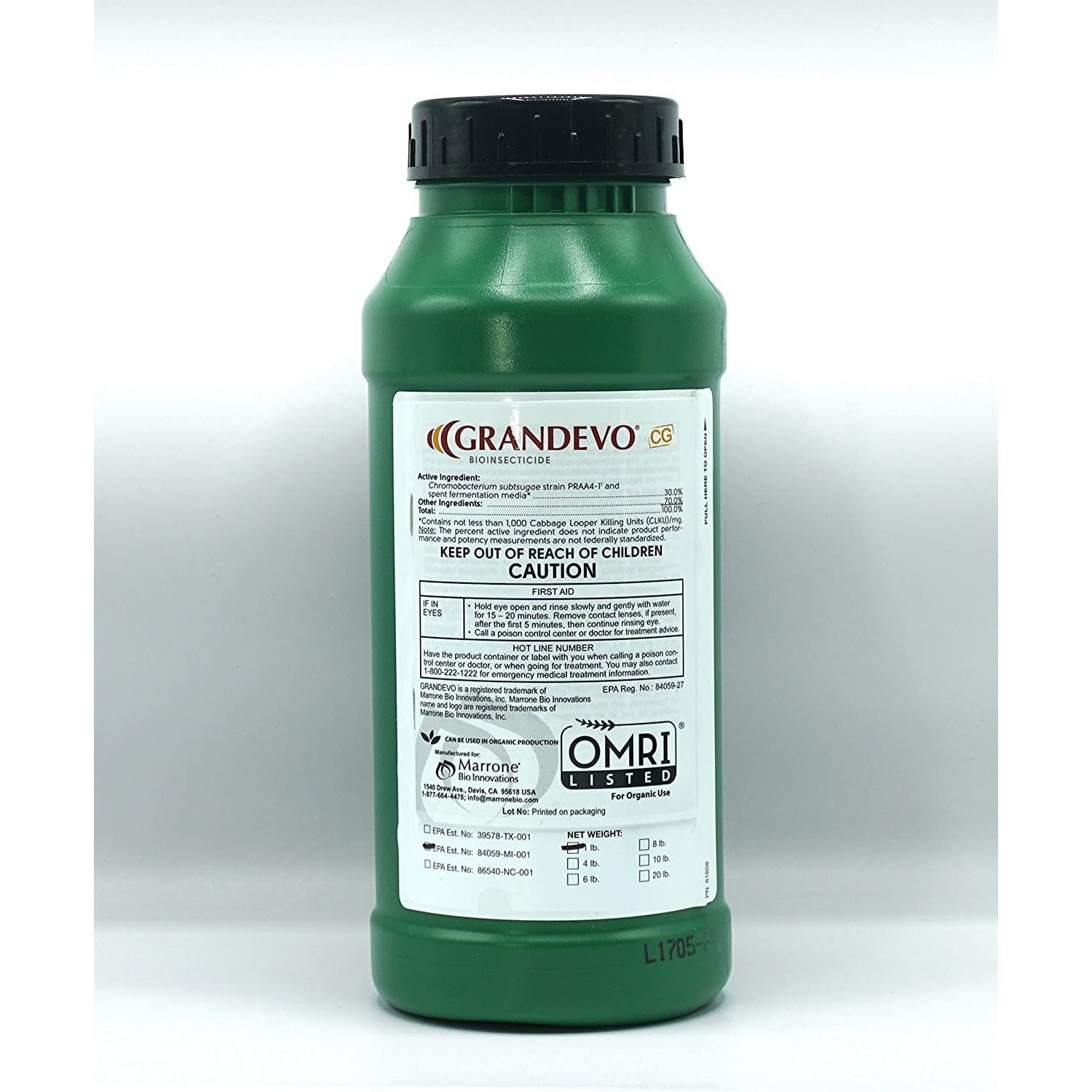 Marrone Bio Grandevo CG Bioinsecticide - Walmart.com