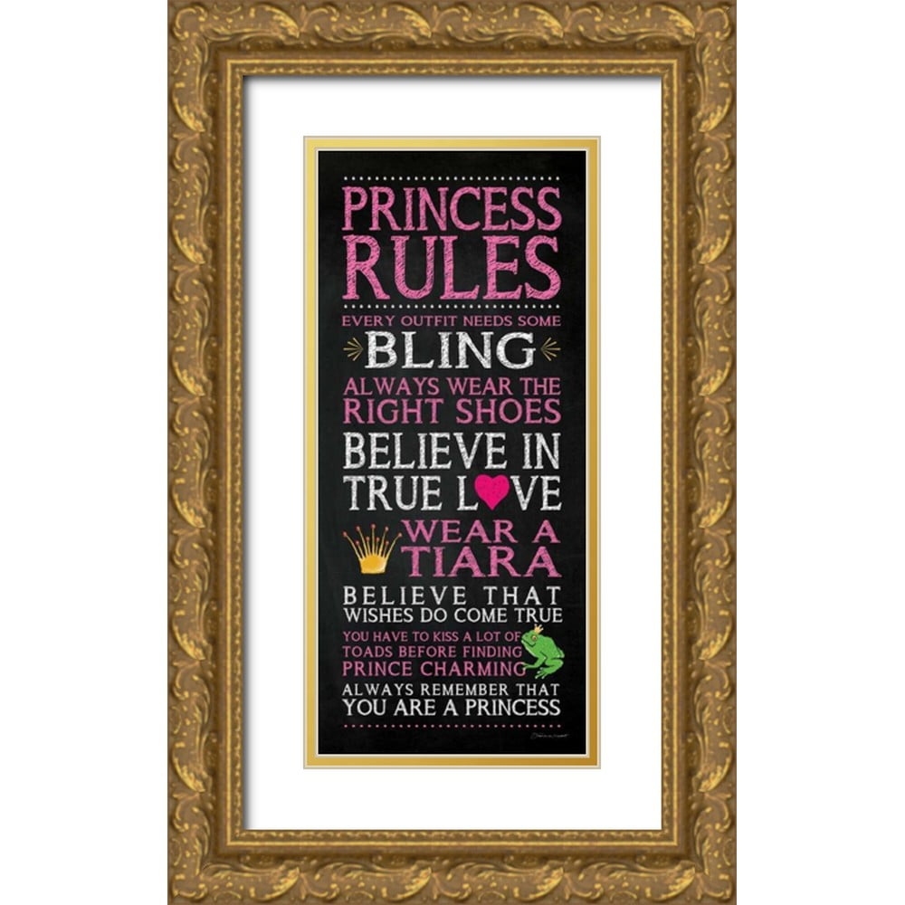 Marrott, Stephanie 10x18 Gold Ornate Wood Framed with Double Matting ...