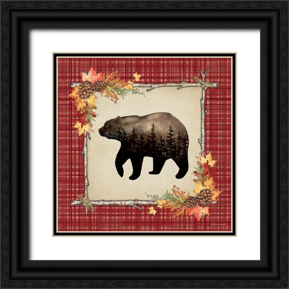 Marrott, Stephanie 12x12 Black Ornate Wood Framed with Double Matting ...