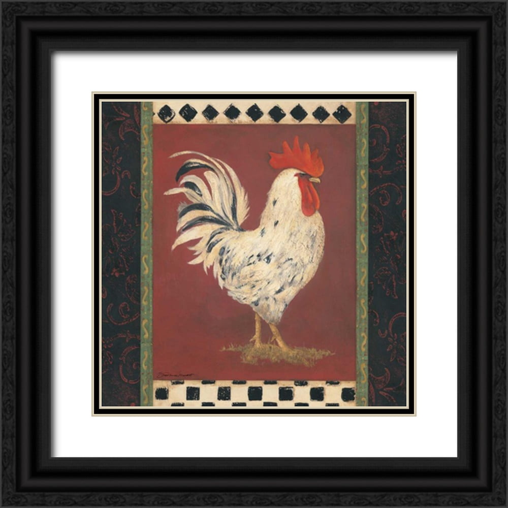 Marrott, Stephanie 12x12 Black Ornate Wood Framed with Double Matting ...