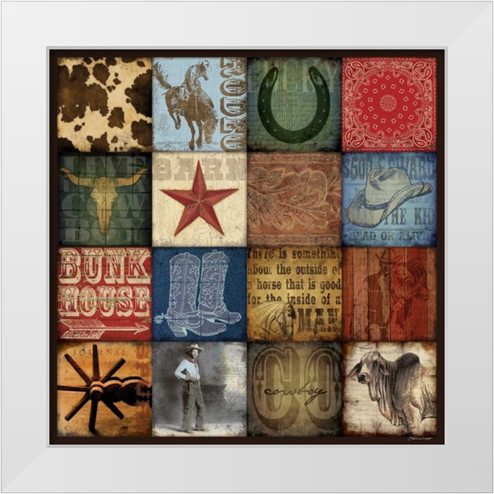 Marrott, Stephanie 12x12 White Modern Wood Framed Museum Art Print ...