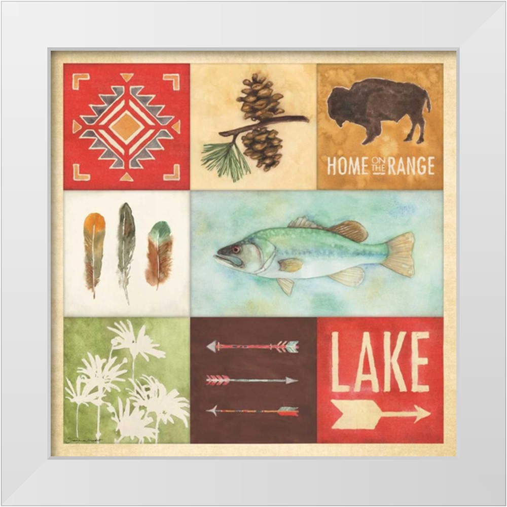 Marrott, Stephanie 12x12 White Modern Wood Framed Museum Art Print ...