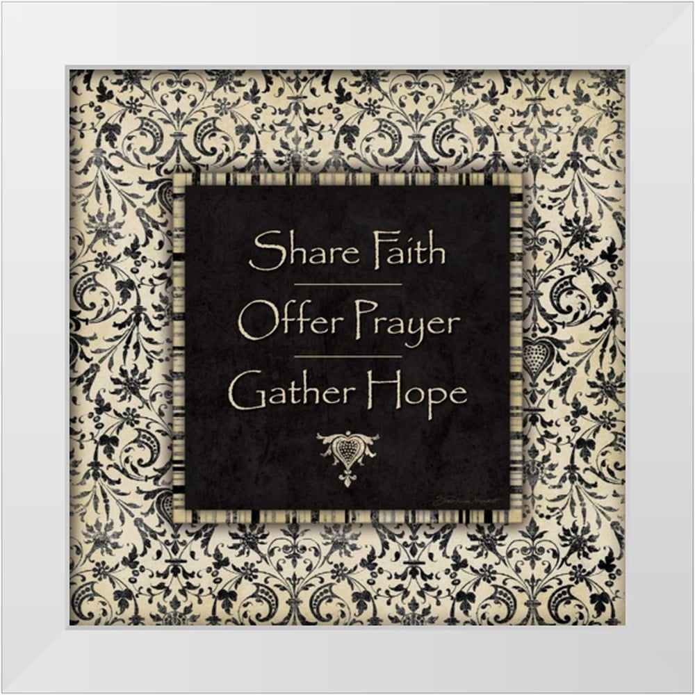 Marrott, Stephanie 12x12 White Modern Wood Framed Museum Art Print ...